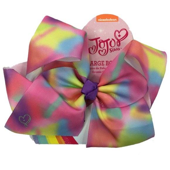 JoJo Siwa | Accessories | Jojo Siwa Tie Dye Pastel Ribbon 8 Bow Purple ...